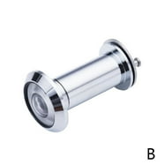 Door Viewer, 130-Degree, Solid Brass, Big Eye, 1 in. Bore, Glass Lens ...