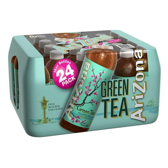Arizona Green Tea with Ginseng and Honey, 20 oz Bottle, 24 Pack ...