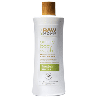 Raw Sugar Men's Liquid Body Wash, Eucalyptus and Cedar Leaf, 25 fl oz ...