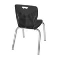 Andy 15" Stack Chair (20 pack)- Black - Walmart.com