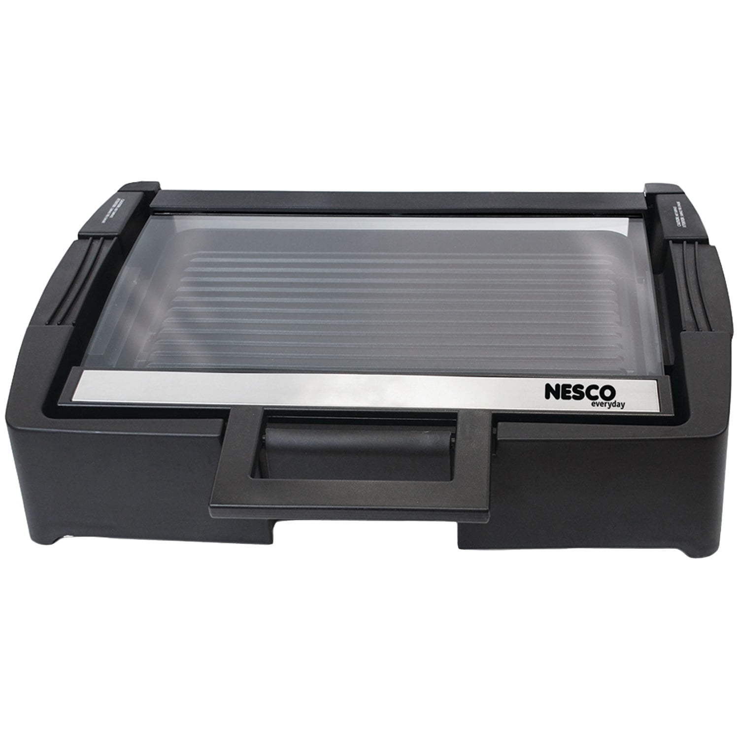 Nesco GRG-1000 1,300-watt Glass Grill With Glass Lid - Walmart.com ...