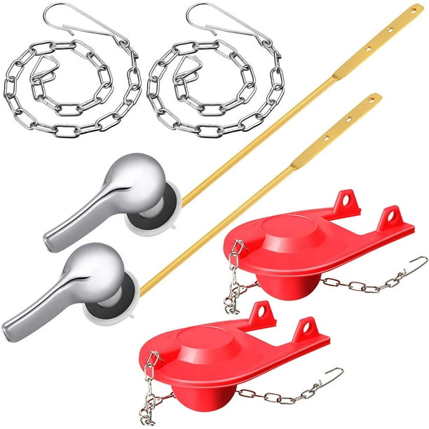 2 Pieces Toilet Flapper Stoppers 2 Inches Replacement Stopper with ...