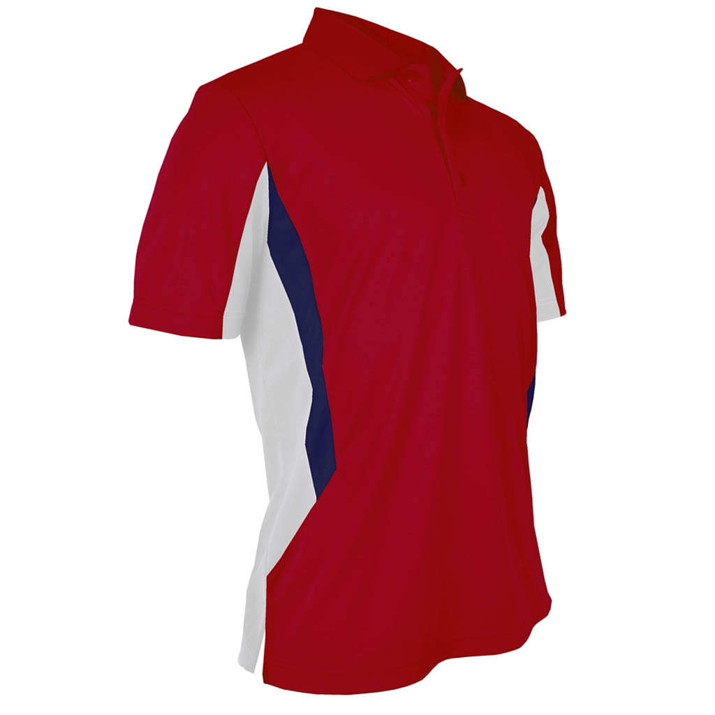 Monterey Club Men's Divisional Colorblock Golf Polo Shirt #1191 ...