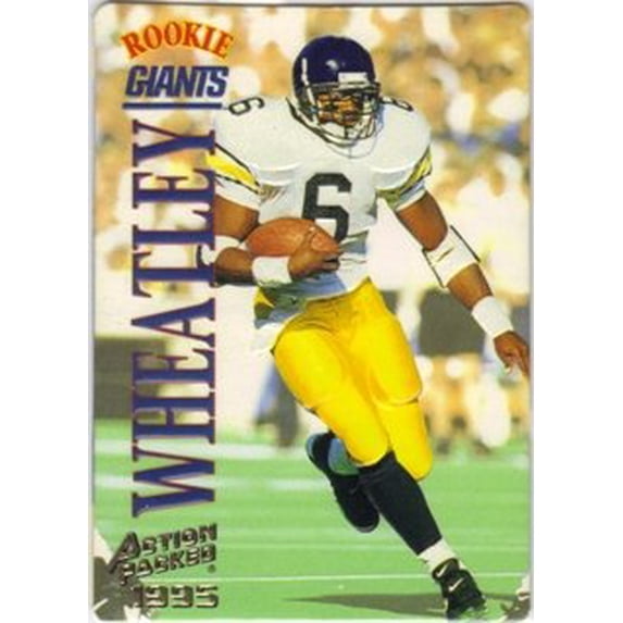 1995 Action Packed #124 Tyrone Wheatley RC NFL Football Trading Card ...