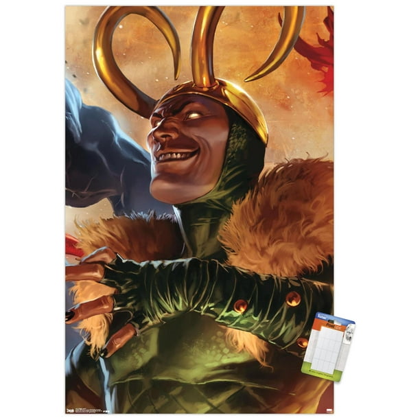 Marvel Comics - Loki - Siege Cover #1 Wall Poster, 14.725" x 22.375 ...
