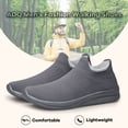 ADQ Men's Lightweight Athletic Sneakers Slip on Shoes Distance Running ...