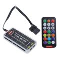 WINDLAND Coolmoon Computer PC Fan Adjust RGB Cooling Fan 120mm PWM 6PIN ...