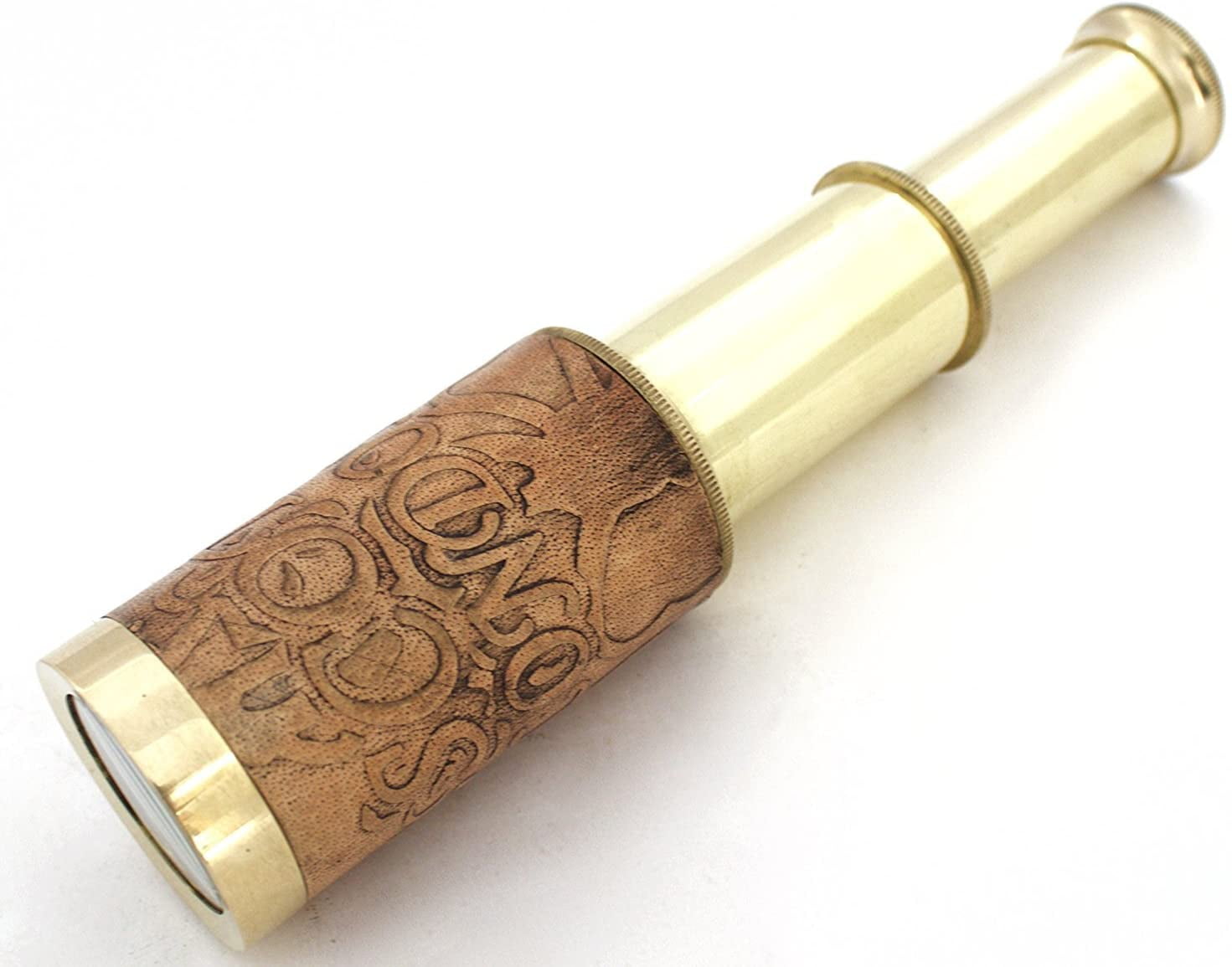 J. Scott London Spyglass Royal Antique Look Telescope Vintage Pirate ...