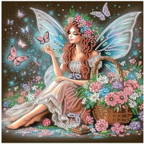 Brilliant Flower Diamond Art Painting Kit - Walmart.com