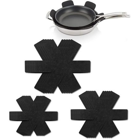 Felt Pot Protectors, 15 Pieces Pot and Pan Protector with 3 Sizes Pot ...