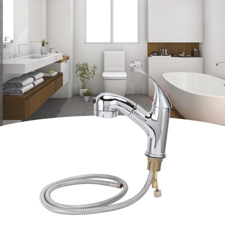 Domqga Pull Out Faucet,Water Tap,G1/2 Faucet Mixer Water Tap Wash Basin ...