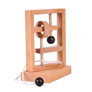 Two Lovers String - Brain Teaser Wood Puzzle - Walmart.com