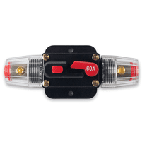 Pro Controll 60 AMP Circuit Breaker, Waterproof for 12V 24V 36V ...