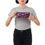 ZIPIT Pixel Pencil Case / Cosmetic, Makeup Bag, Purple - Walmart.com