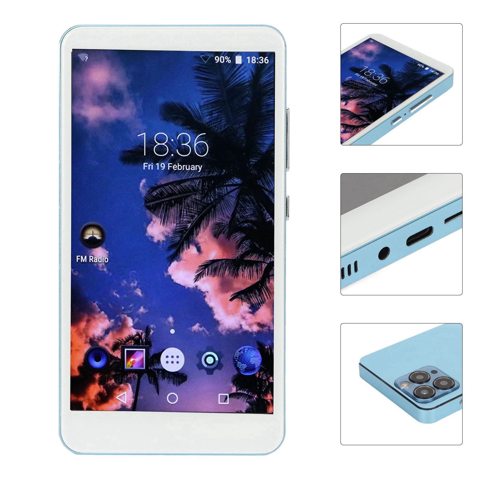 Reproductor MP4 con Sonido BT y WiFi HiFi Chip Octa MTK Pantalla HD de ...