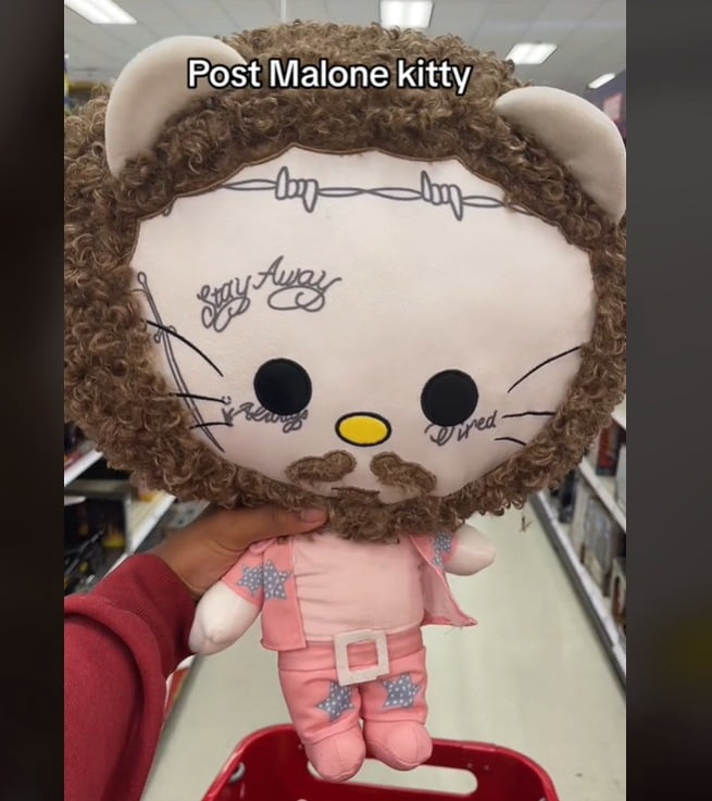 Miniso Hello Kitty Plush Travis Scott LIL PEEP Anime Plush Toy ...