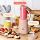 Beautiful Personal Blender Set with 12 Pieces, 240 W, Rose by Drew ...