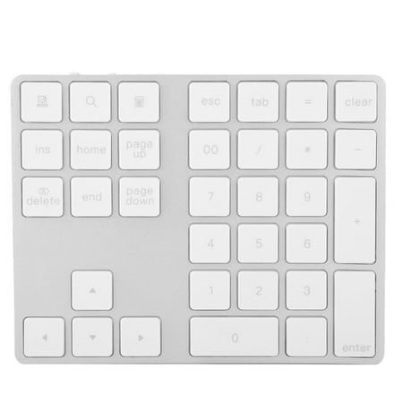 BT308 34 Keys Mini Rechargeable Numpad Wireless Numeric Keypad Keypad ...