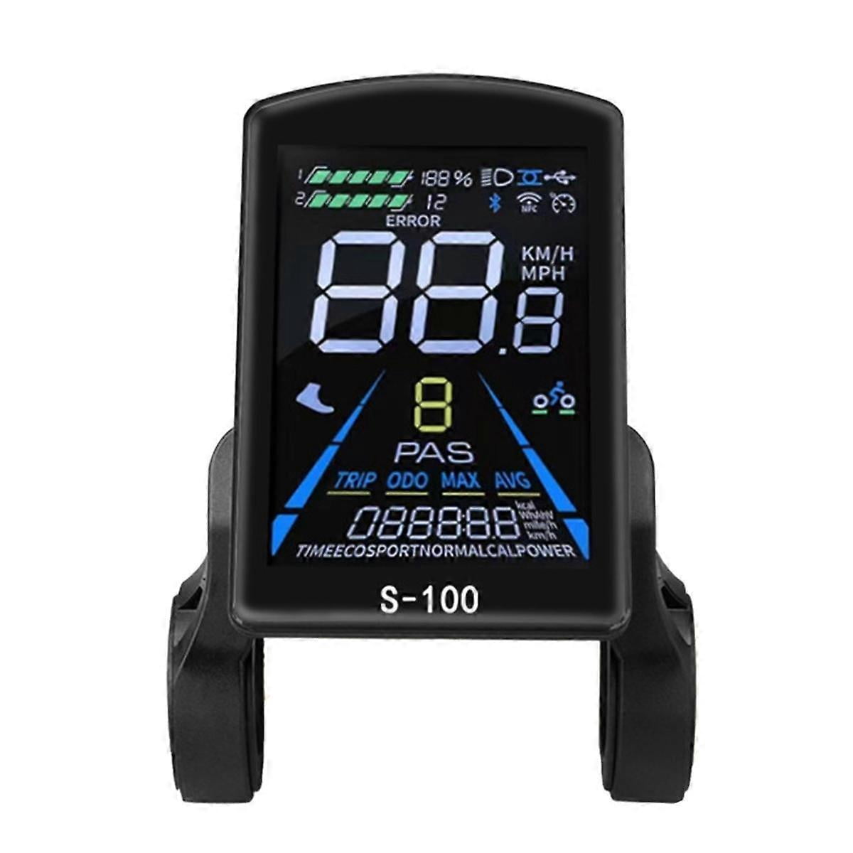 Electric Bicycle Display S-100 LCD Display Control 24V - 72V Speed ...