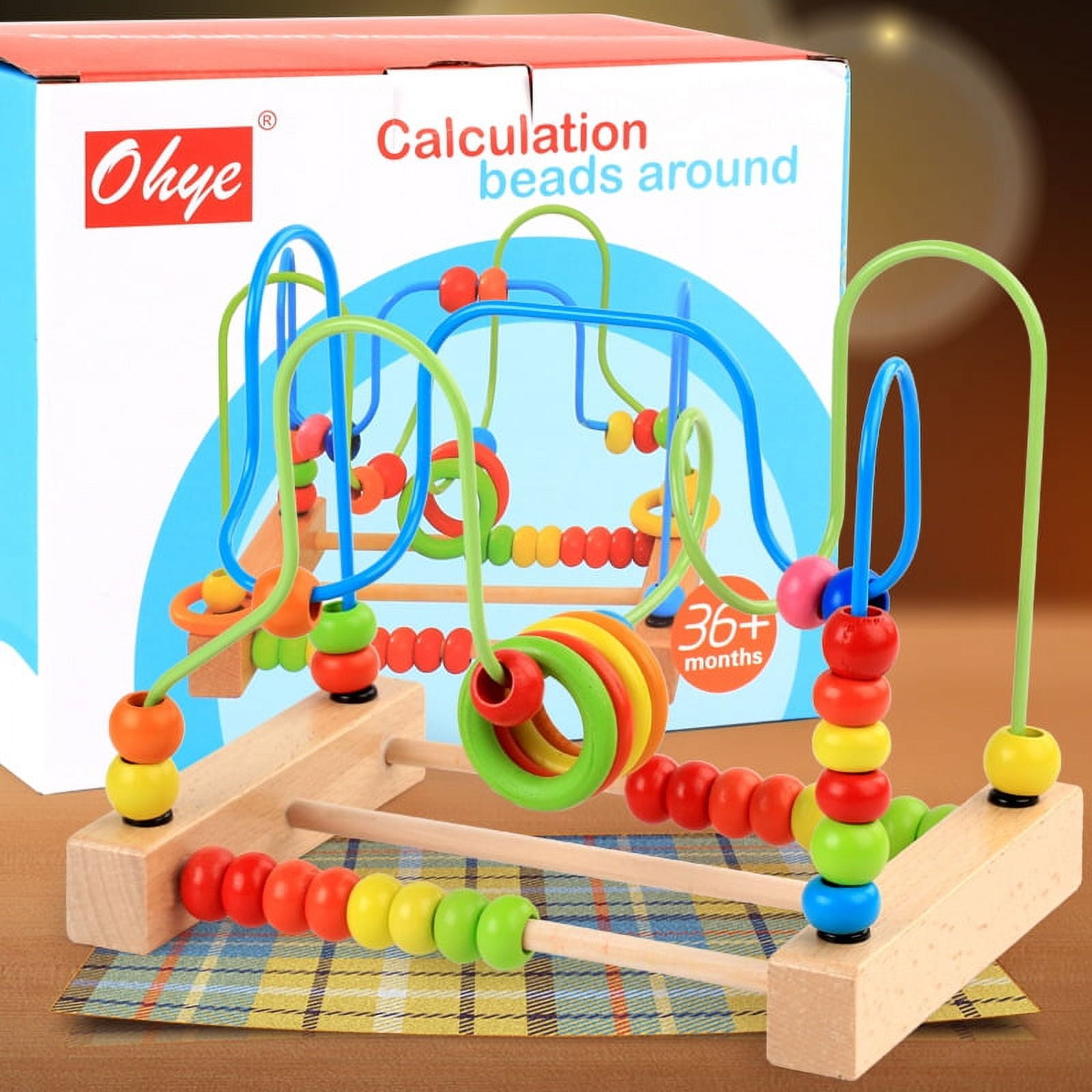 Click here for Amerteer Color Random Montessori Baby Toys Wooden... prices