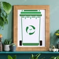 4pcs Recycle Logo Stencil 11.8x11.8inch Trash Can Signs Drawing ...