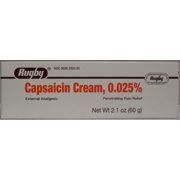 2 Pack Rugby Capsaicin Cream Pain Relief 0.025% 2.1 Oz Each - Walmart ...