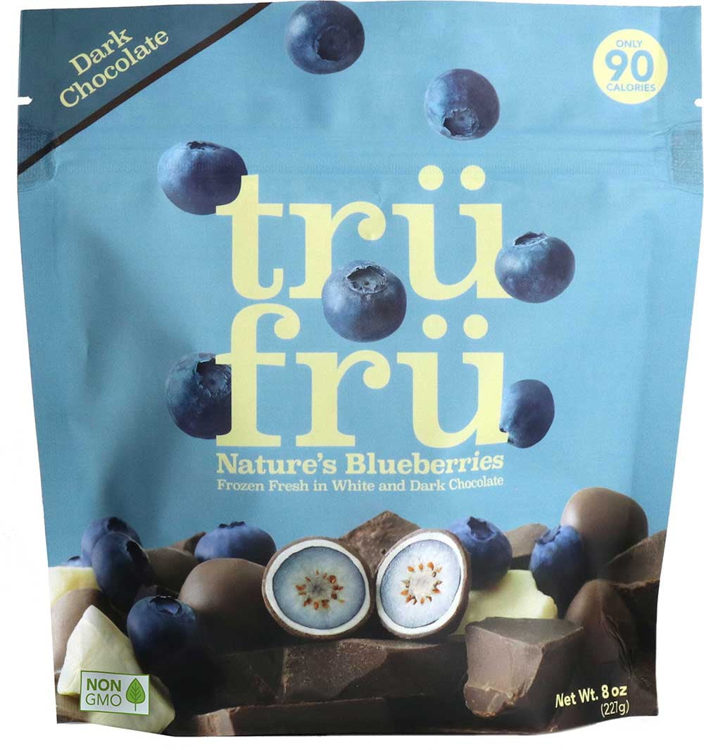 (6 Pack)Tru Fru Hyper-Chilled Grab & Share, Blueberries Immersed In ...
