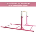 Costway Kids Gymnastics Parallel Bars Double Horizontal Bars Adjustable ...