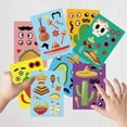 48 Sheets 8 Styles Make Your Own Fiesta Stickers Sheet Make a Face ...