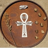 Fourth Level MFG 12" Ankh Wood Wall Art, Ancient Egyptian Home Decor ...