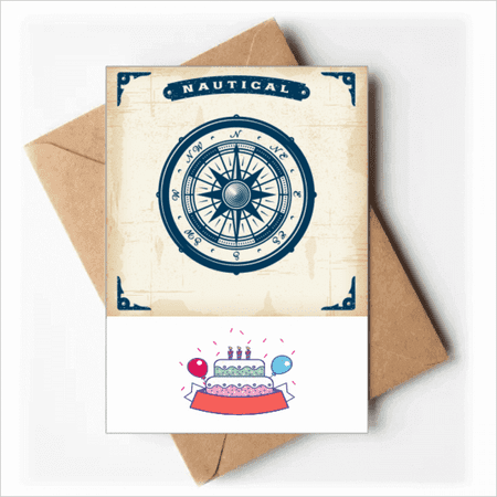 Compass Droits Military Ocean Army Happy Birthday Greeting Cards ...