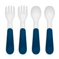OXO Tot Plastic Fork & Spoon Multipack, Navy - Walmart.com