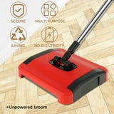 Qenwkxz 43.31in Carpet Floor Sweeper with Horsehair Manual Carpet ...