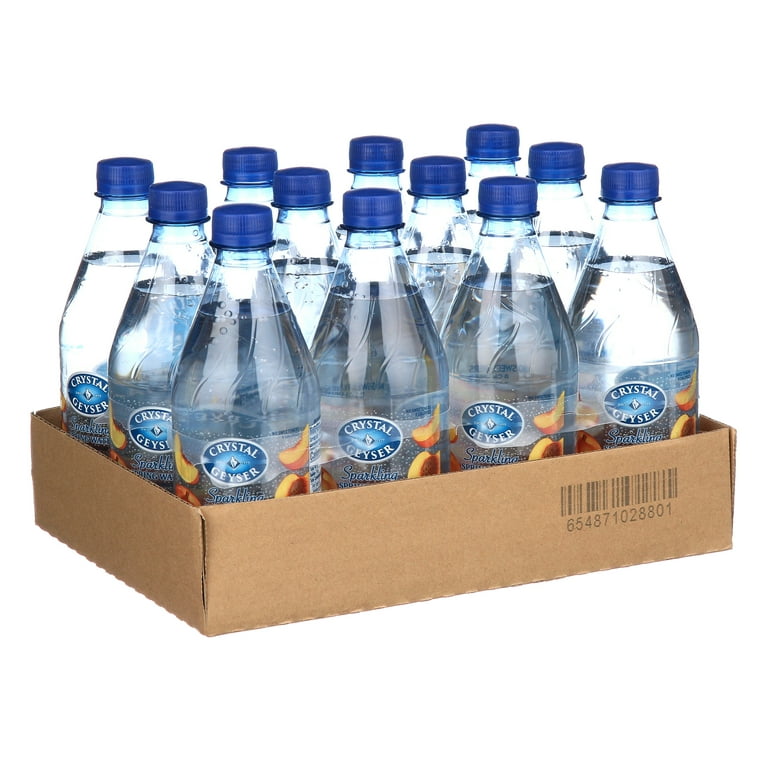 Crystal Geyser Berry Sparkling Spring Water, 18 Fl Oz, 12, 58% OFF