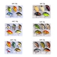 5Pcs Soft Plastic Baits Small Fishing Lures Artificial Hard Baits ...