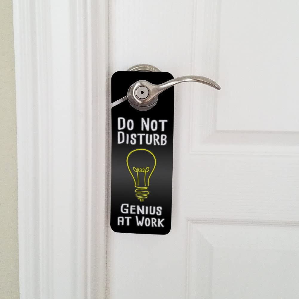 Do Not Disturb Genius At Work