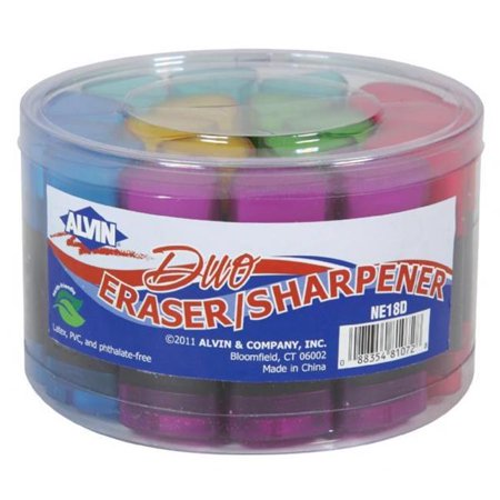 Alvin NE18D Twin Eraser-Sharpener Display Assortment | Walmart Canada