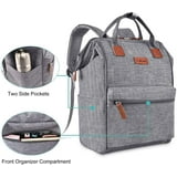 LOKASS 15.6 Inch Laptop Backpack, Business/Travel with USB Port, Grey ...