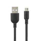 onn. Micro-USB to USB Cable, 10 ft, Black - Walmart.com