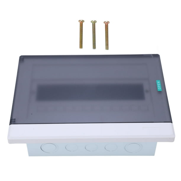 DIN Rail Distribution Box,12 Way Power Distribution Indoor Distribution ...