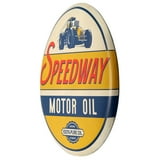 Speedway Motor Oil Metal Button Sign - Walmart.com