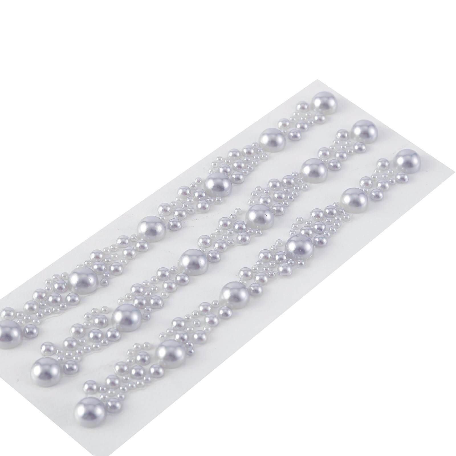 Silver Self Adhesive Rhinestone Sticker | Peel & Stick DIY Craft ...