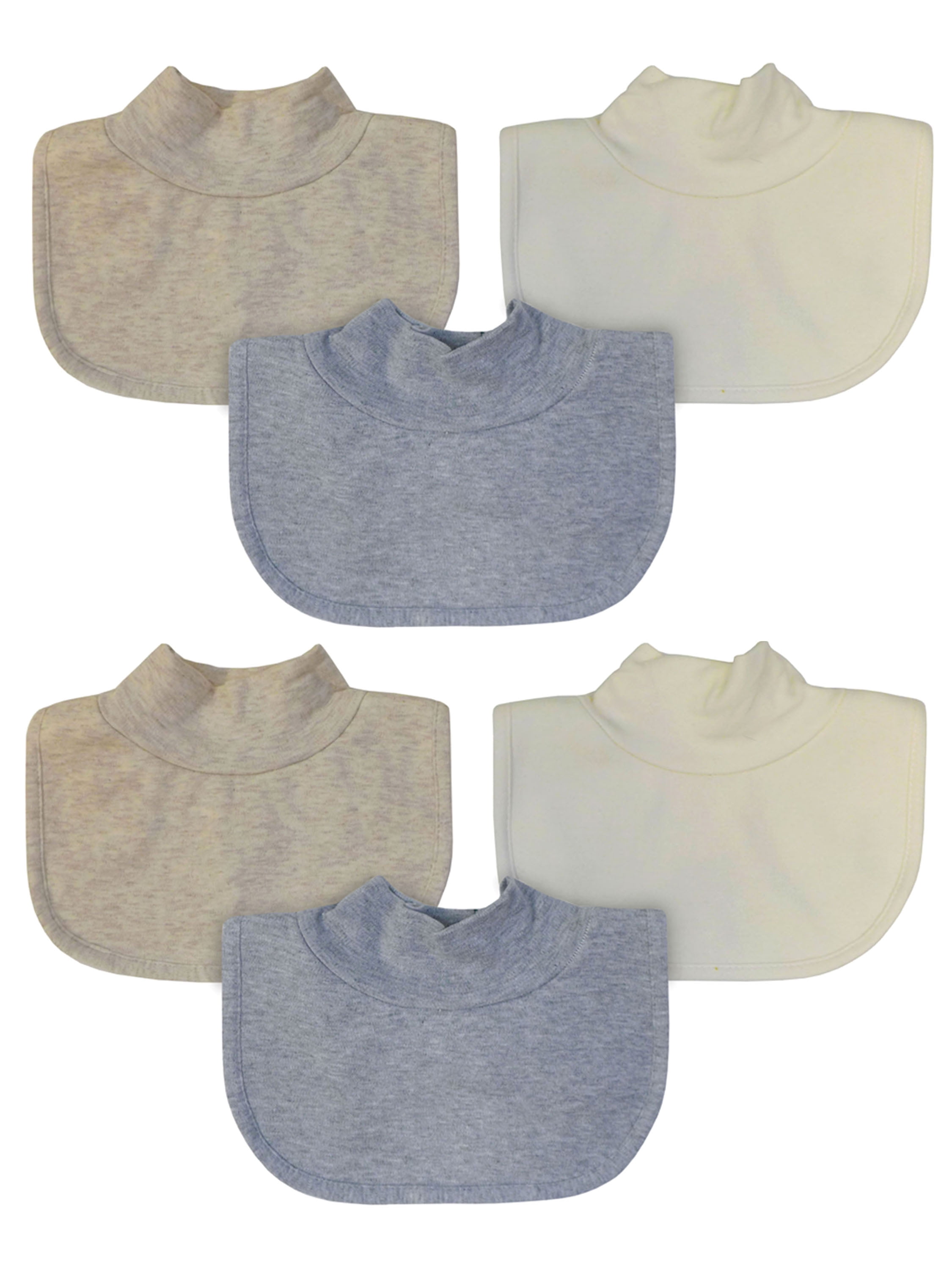 Parents' Choice Infant Mock-Neck Bibs, 6 piece - Walmart.com