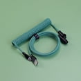 Black Braided Coiled Aviator USB C Cable, Spider Warrior Custom ...