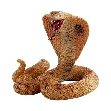 4 Pieces Rubber Snakes Realistic Fake Snakes Black Snake Toys for ...