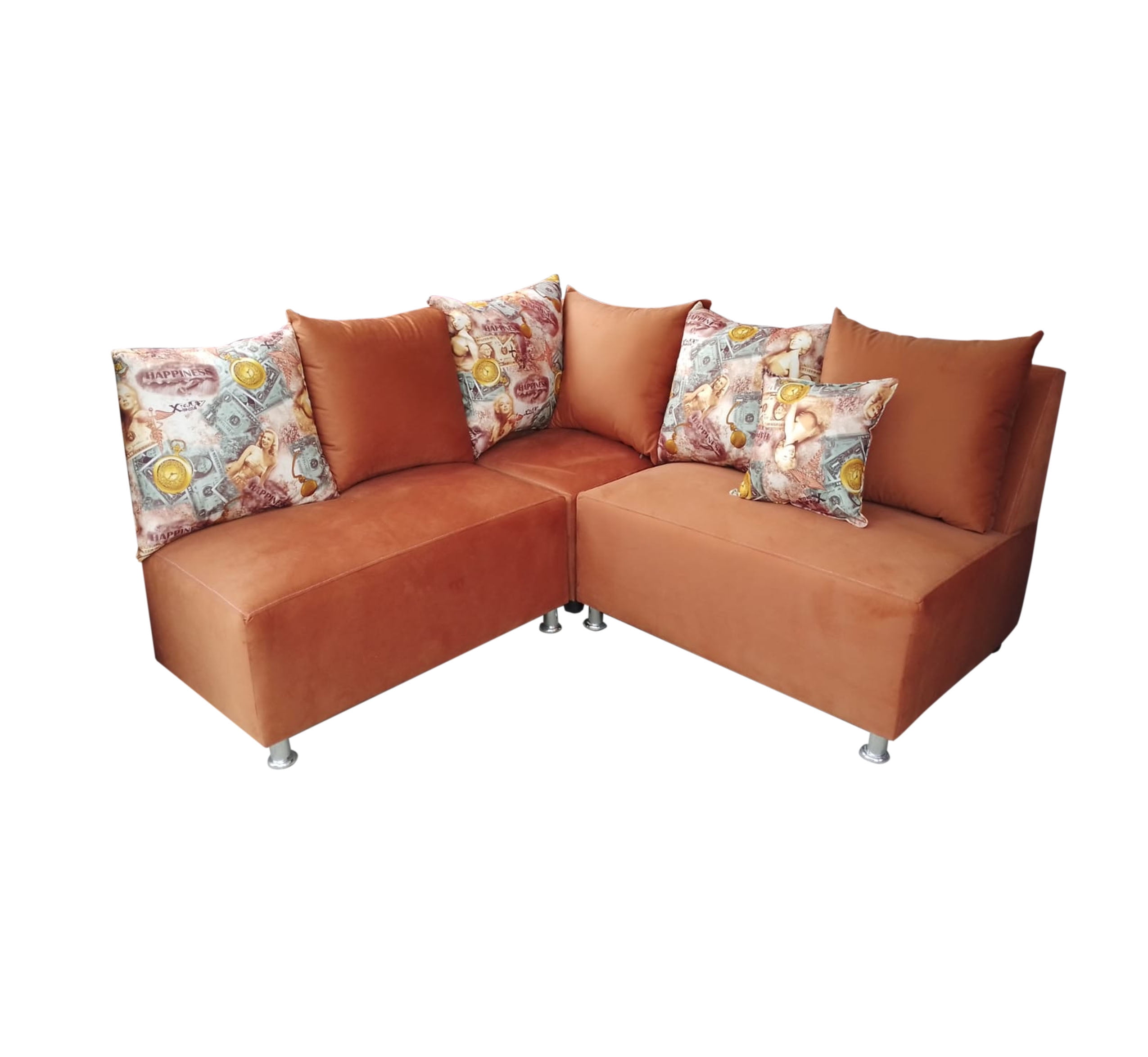 Sala chica esquinera comoda moderna Vite Camello R21 R21 Muebles Vite ...