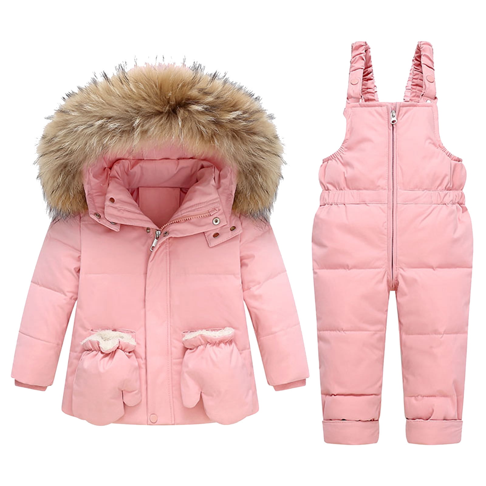 Click here for Faiwad Baby Girls 2 Piece Winter Warm Hooded Snows... prices