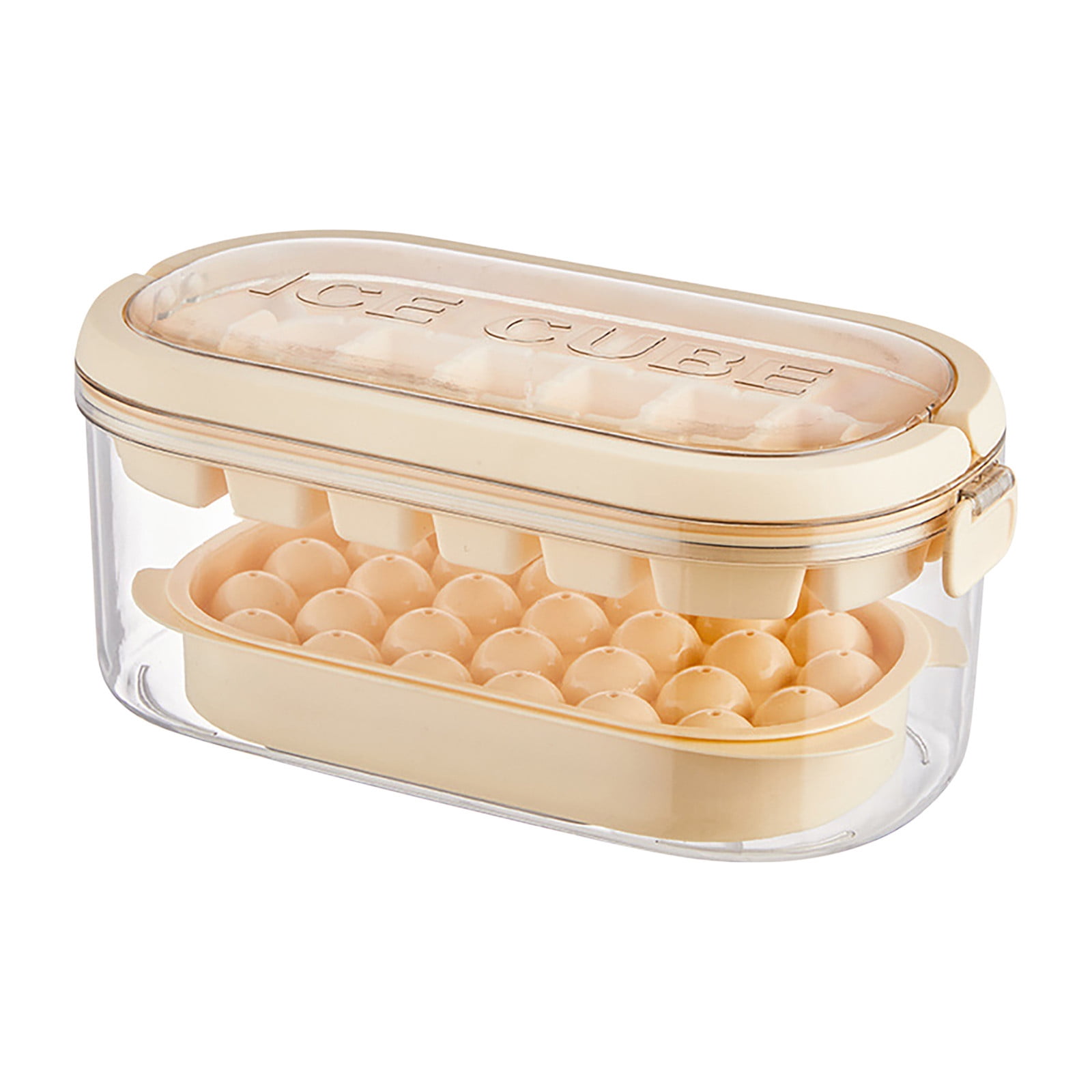 Wovilon Ice Cube Tray Ice Lattice Household Food Grade Refrigerator Ice ...