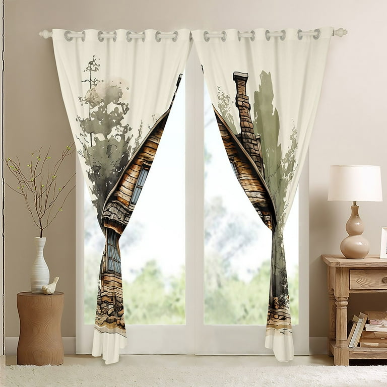 Cabin Style Curtains Cabin Curtains Lodge Curtains | Country Village