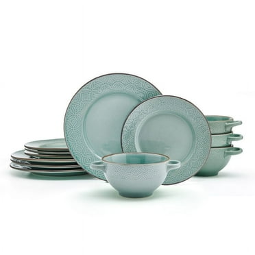 Gibson Home Unbreakable Everyday Melamine Dinnerware Set - 12 Piece ...